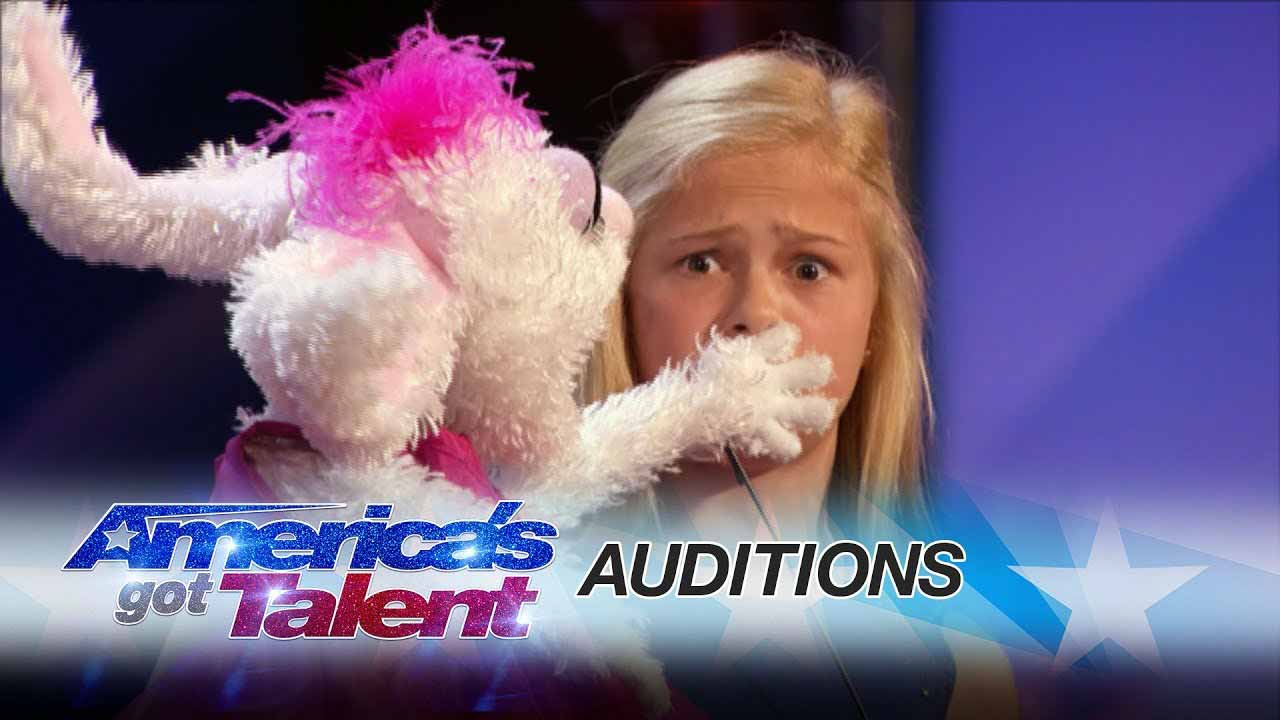 12 Year Old Singing Ventriloquist Darci Lynne Gets Golden Buzzer