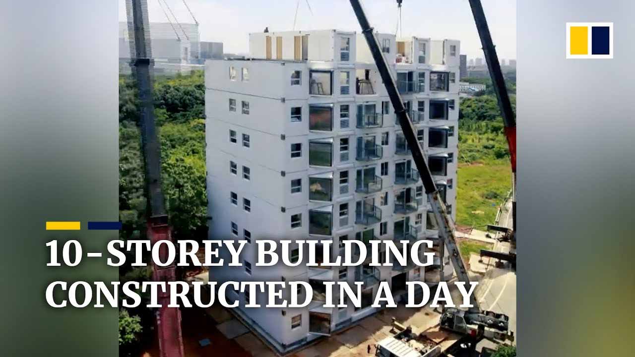 10-Storey Residential Building In China Constructed In A Day