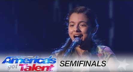 13-Year-Old Opera Singer Laura Bretan America's Got Talent Semi Finals 2016