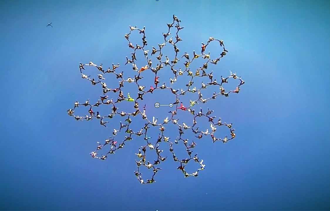 164-Way Vertical World Record at Skydive Chicago