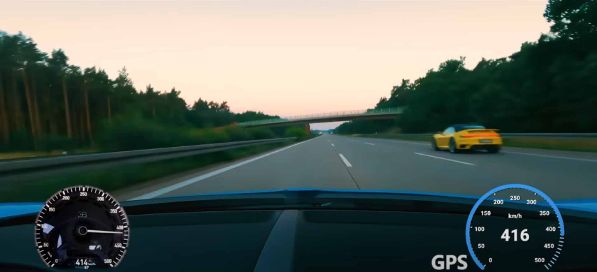 260 MPH On The German Autobahn In A Bugatti Chiron