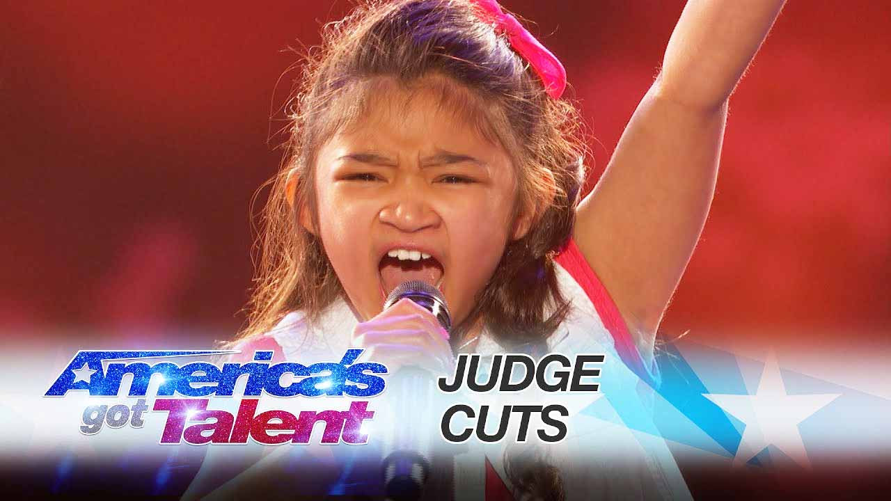 9-Year-Old Angelica Hale - 'Girl On Fire' - America's Got Talent 2017