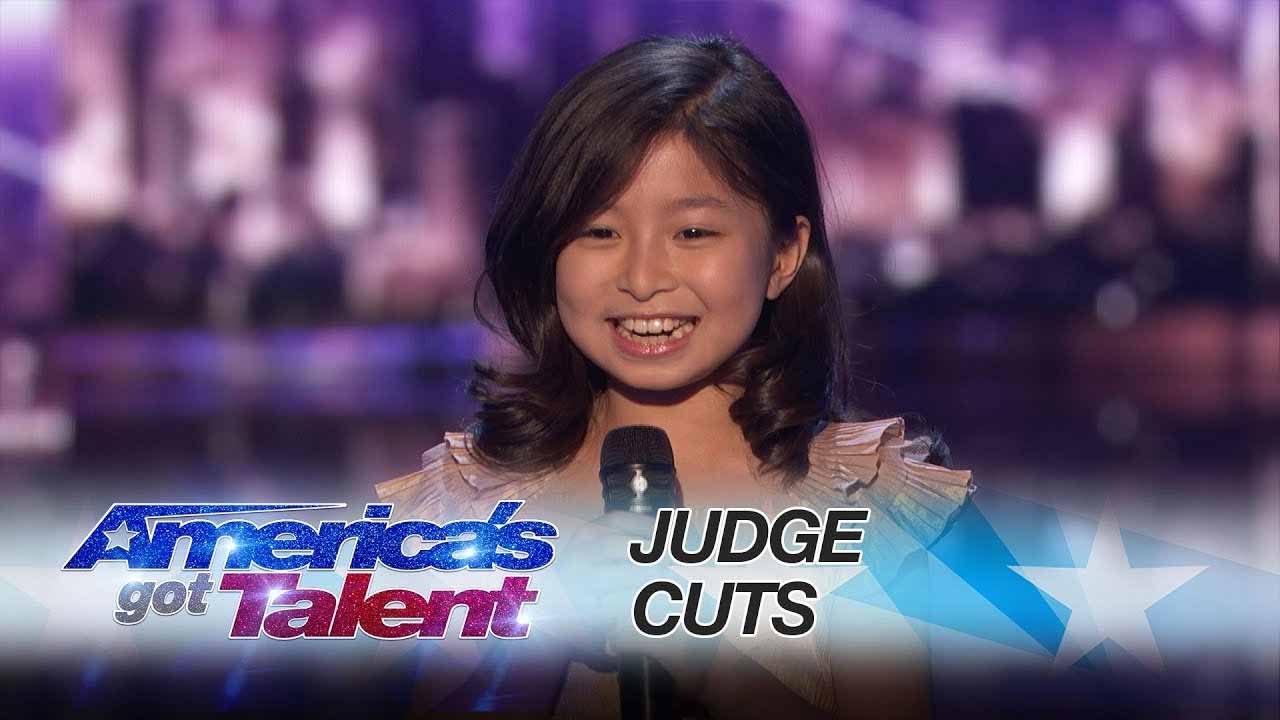 Adorable 9-Year-Old Earns Golden Buzzer - America's Got Talent 2017