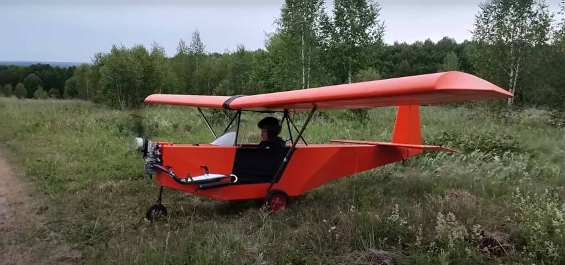 Adventures in the Sky: Thrilling Flights of a Homemade Bee Plane in Russia