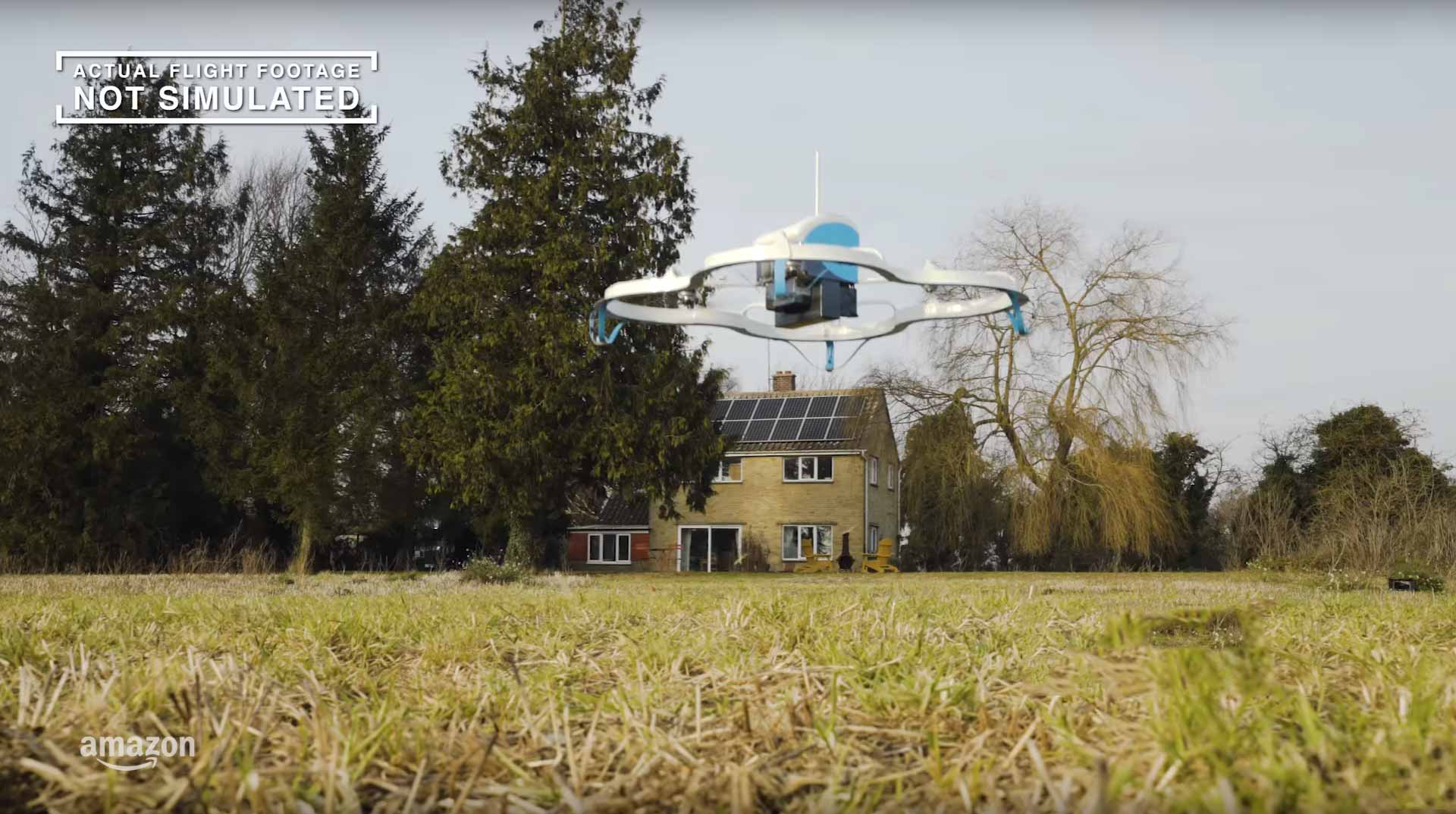 Amazon's First Drone Delivery in England