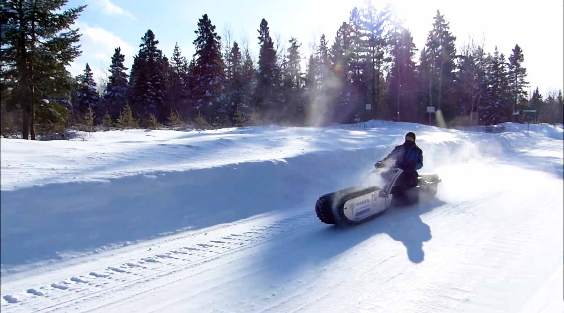 Battery Powered Track All Terrain Vehicle