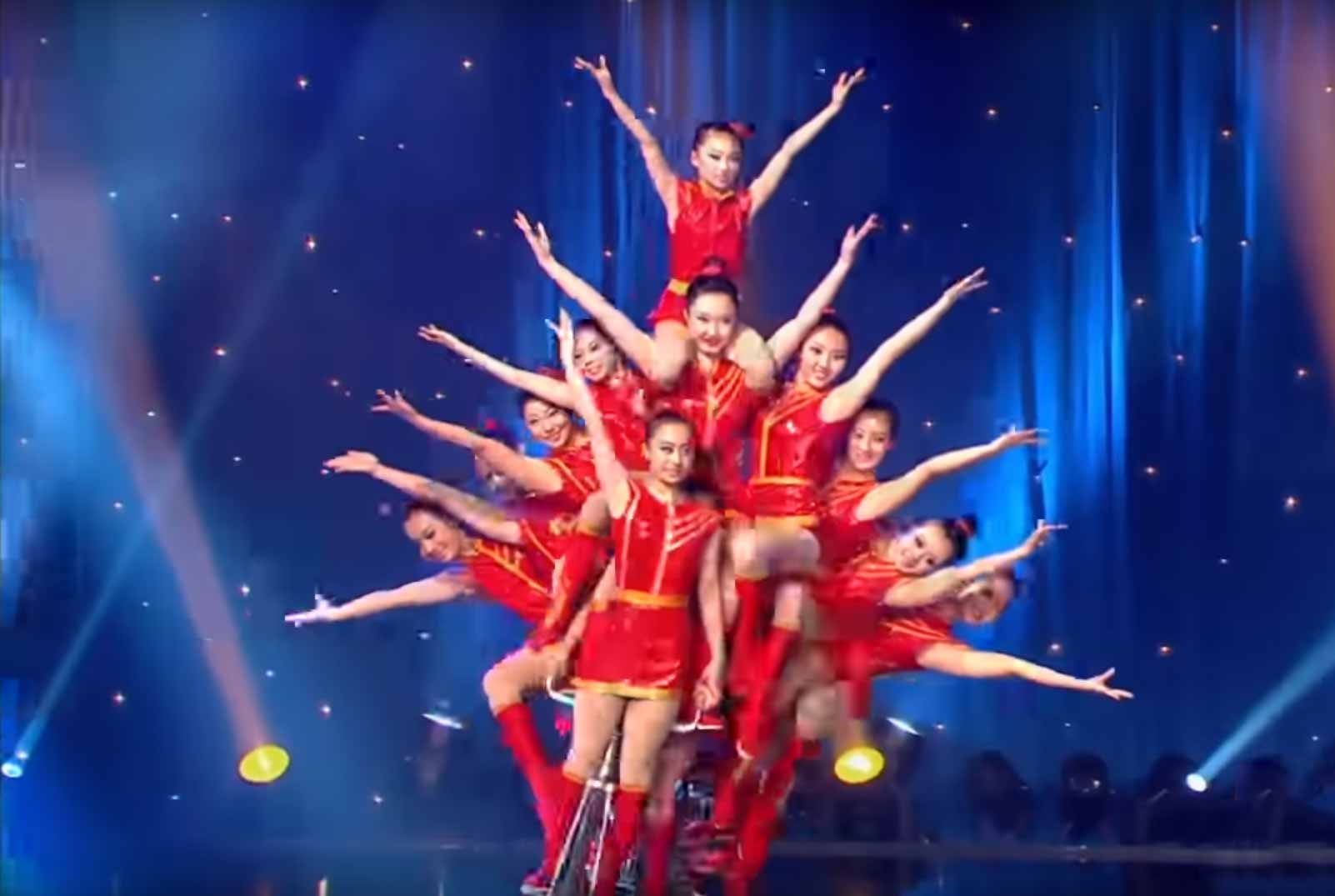 Bicycle Acrobatics - Troupe Hebei - The World's Greatest Cabaret