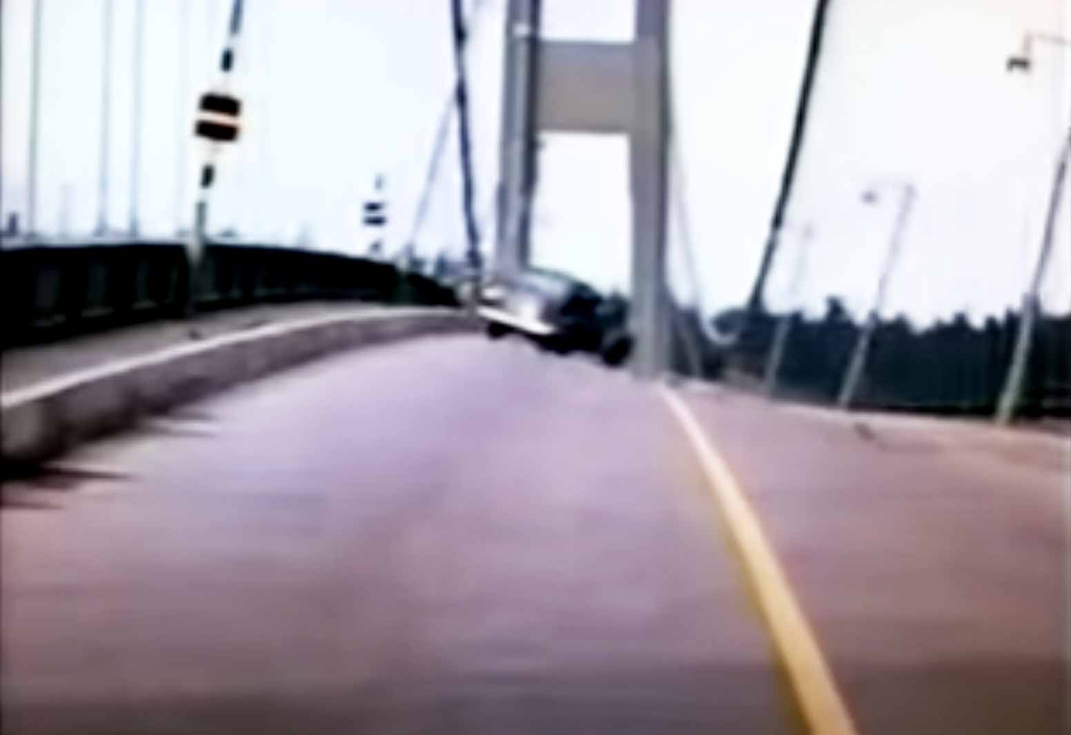 Tacoma Narrows Bridge Collapses In The Wind (1940)
