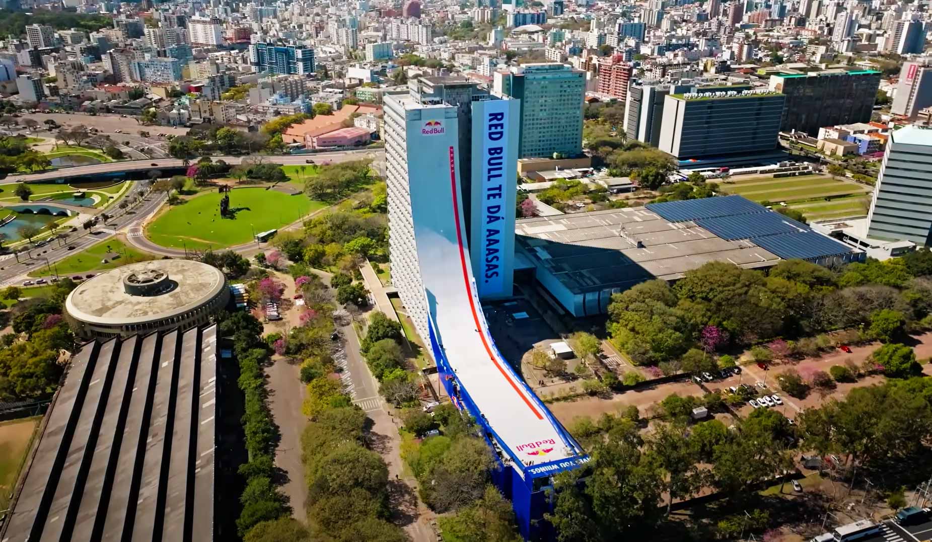 Defying Gravity at 50: World Record Skateboarding Down a 21-Story Building