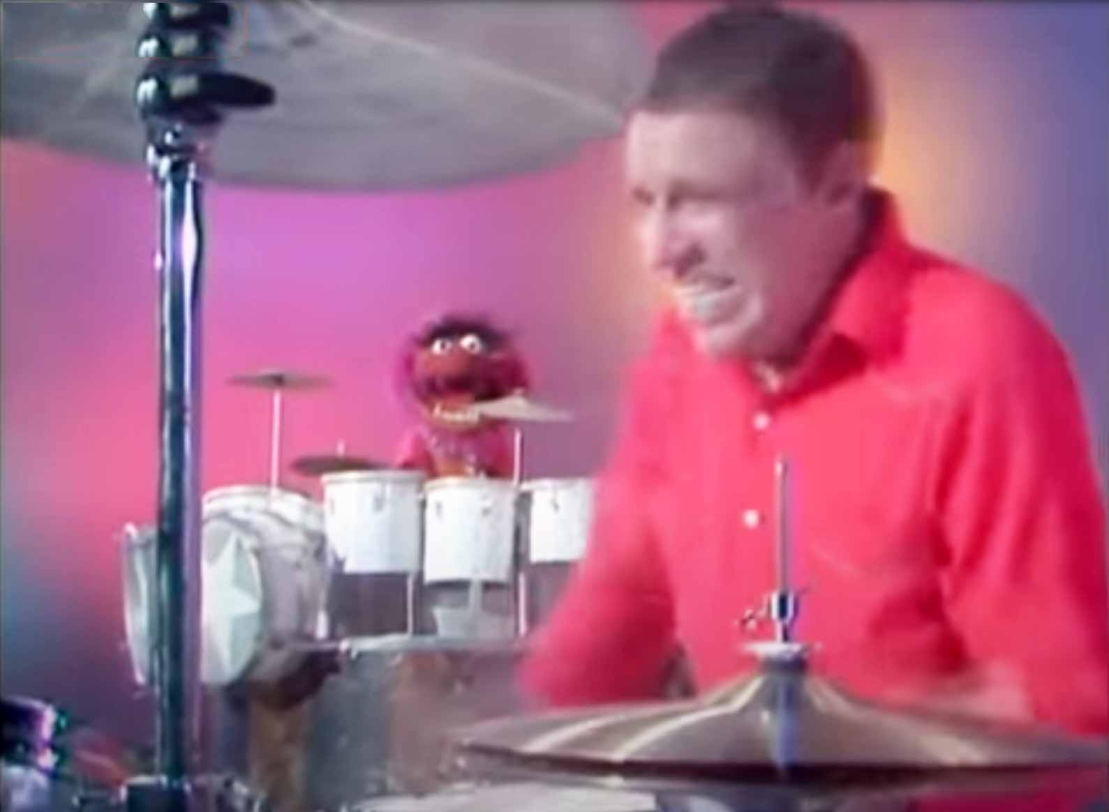 Drum Battle with Buddy Rich on Muppet Show