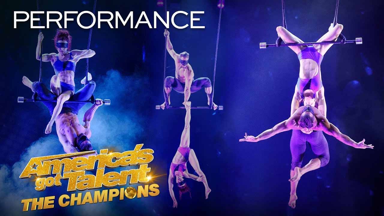 Duo Transcend Perform Aerial Acrobatics Blindfolded - America”™s Got ...
