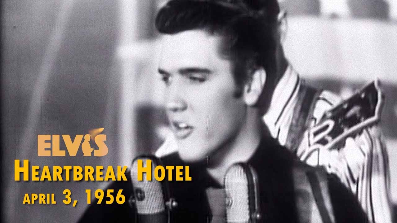 Elvis Presley - 'Heart Break Hotel' - LIVE 1956
