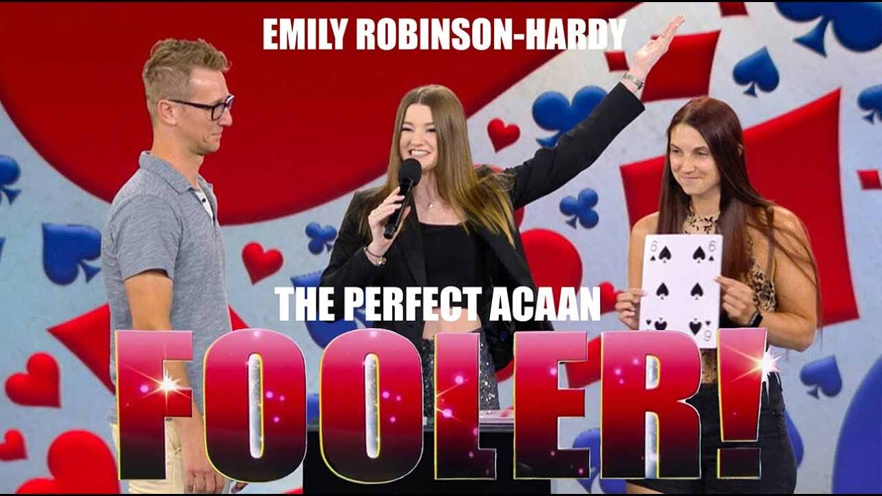 Emily Robinson-Hardy's Unbelievable Card Trick Fools Penn and Teller