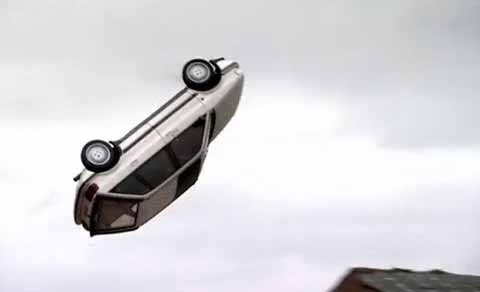 Epic Barrel Roll Stunt - 2nd Attempt - Top Gear