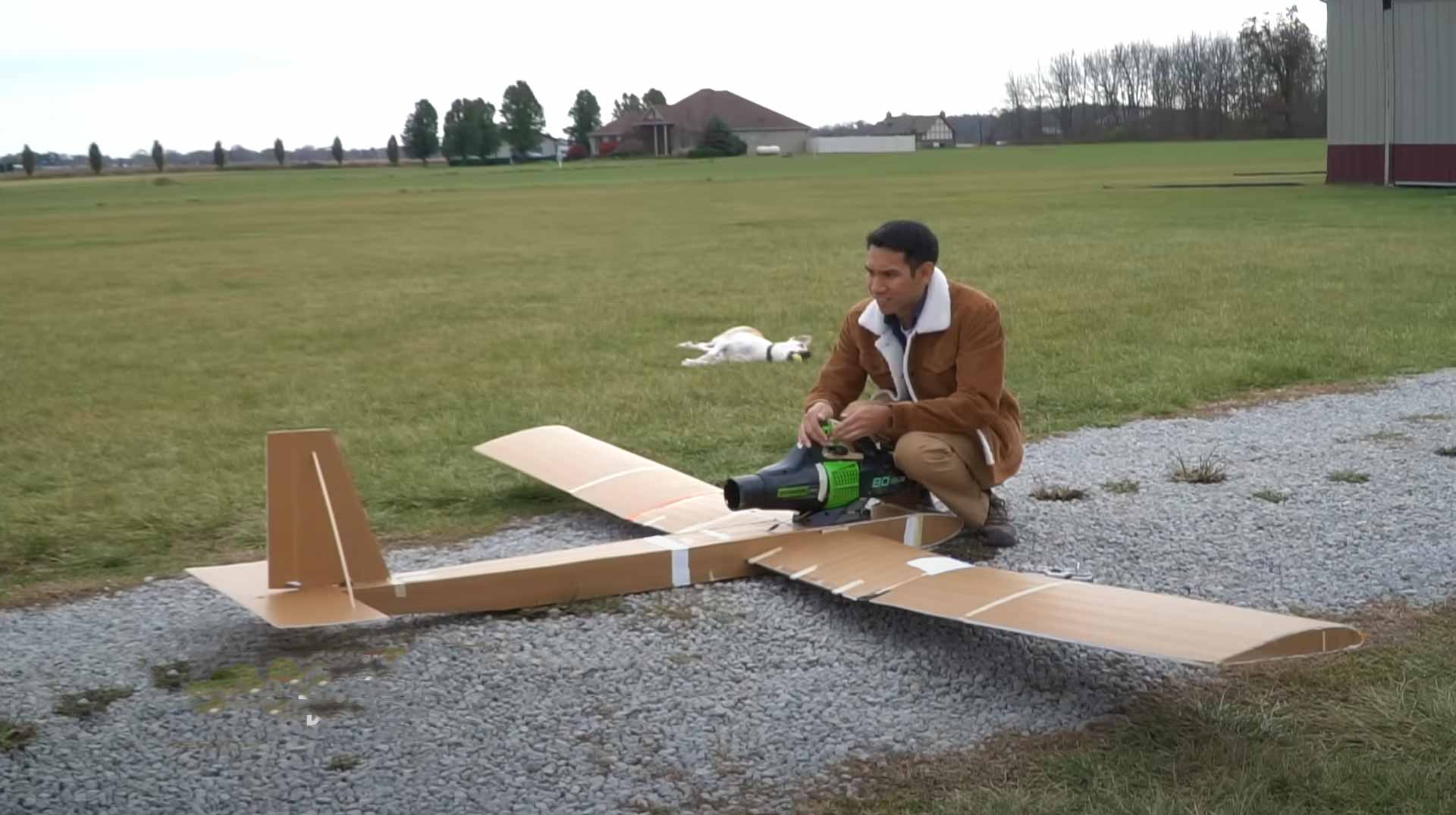 Flying Leaf Blower RC Airplane