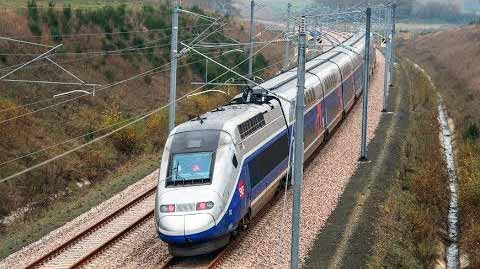 French High Speed Train Keeps Pace With A Fighter Jet