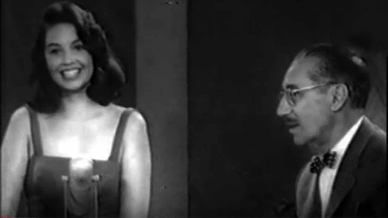 Groucho Marx Chatting Up Female Guests (1950s)