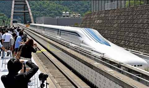 Japan's Super Fast Magnetic Levitation Train