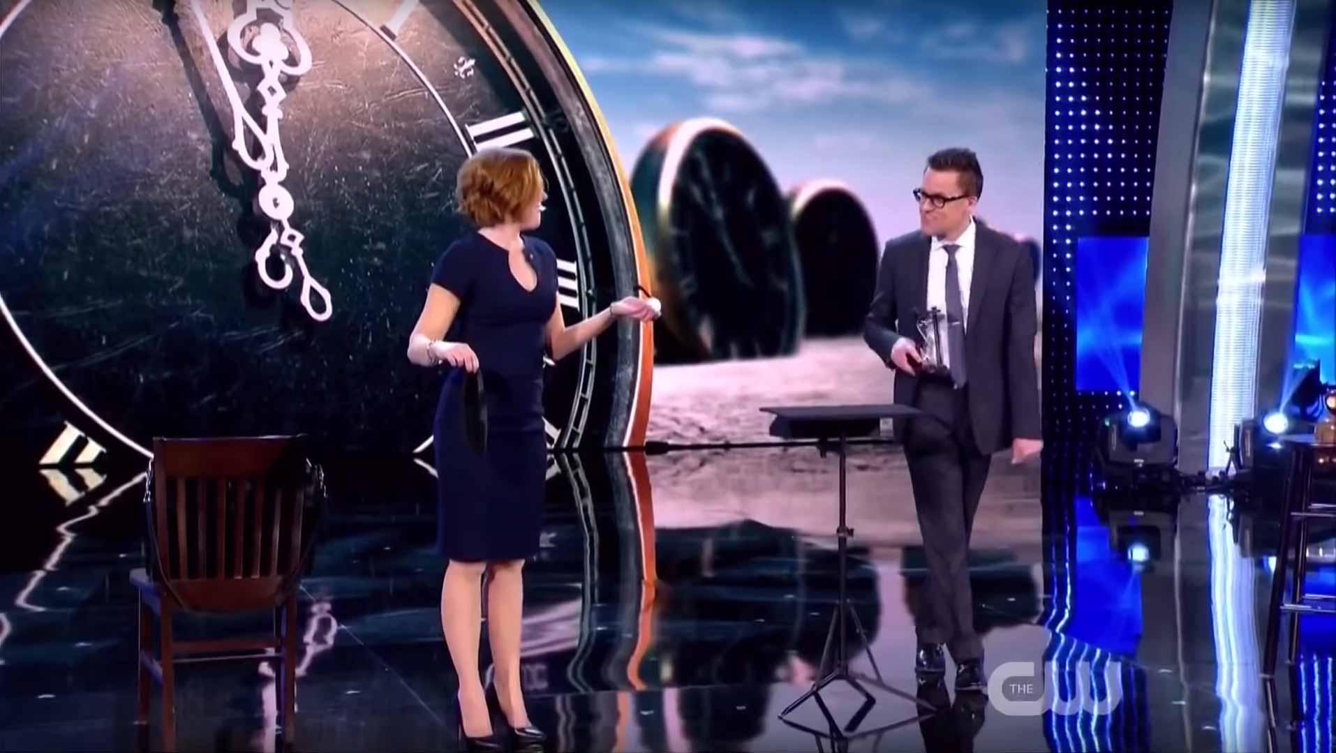 Magician Arthur Trace Stops Time - Penn And Teller