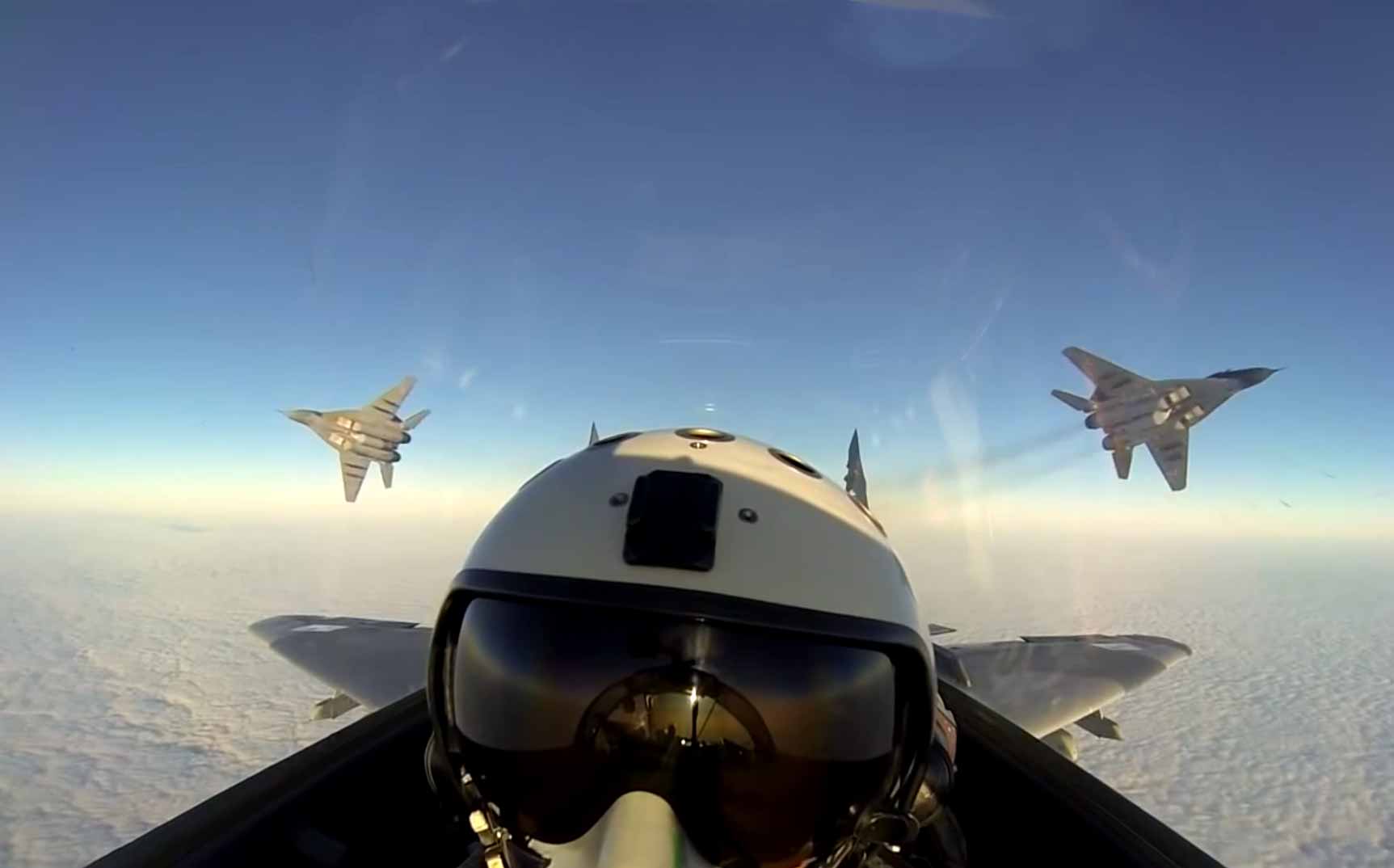 MiG-29 Flight Over Poland