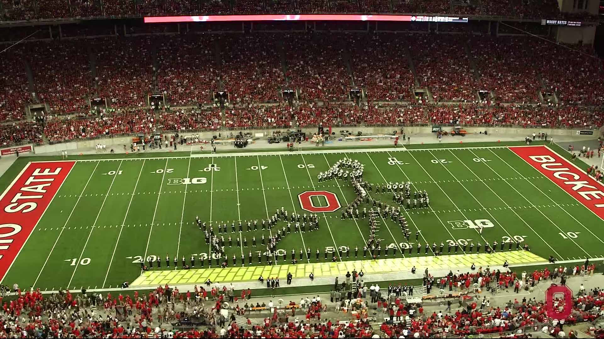 Ohio State Marching Band Wizard Of Oz Halftime Show