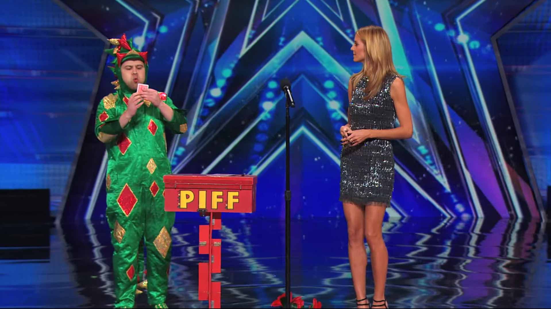 Piff the Magic Dragon Performs Magic on 'America's Got Talent'
