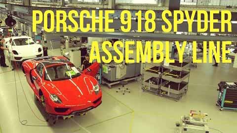 Porsche 918 Spyder Assembly Line 2014
