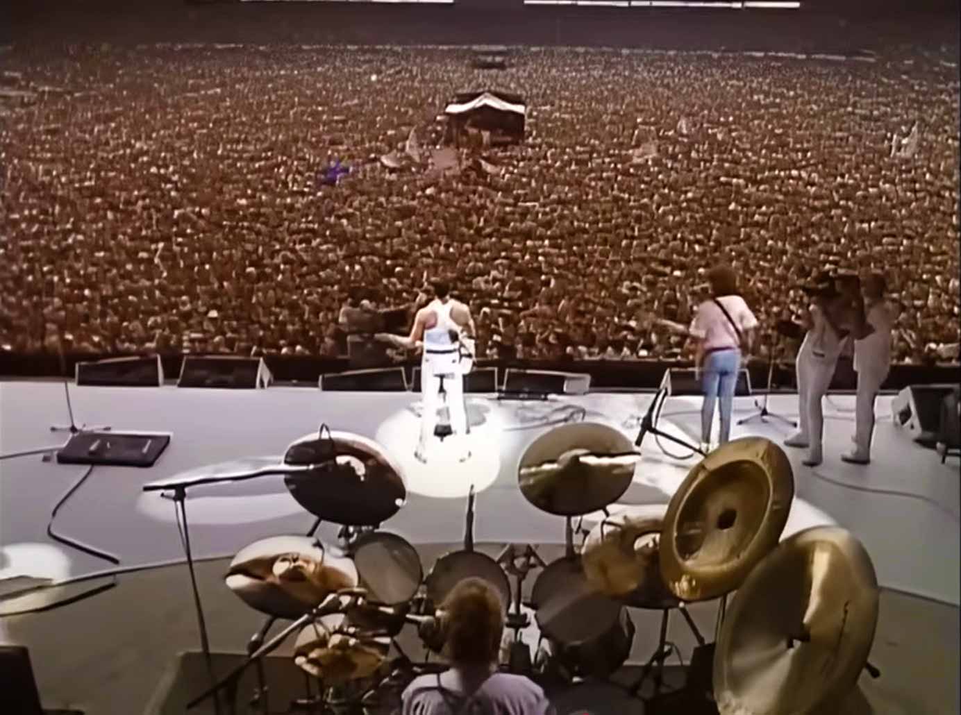 Queen’s Legendary Live Aid Performance Rocks Wembley Stadium - 1985