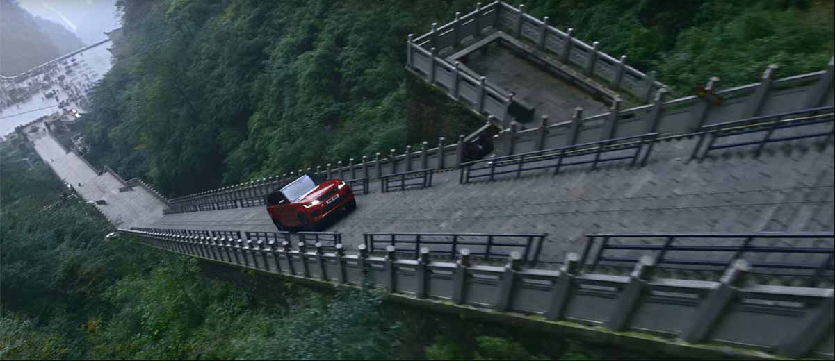 Range Rover Climbs 999 Steps To 'The Gate Of Heaven'
