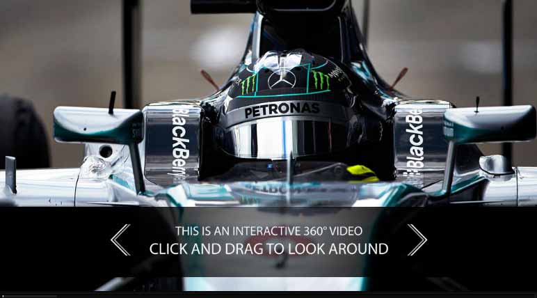 Ride In A Formula One Car With A 360 Degree View