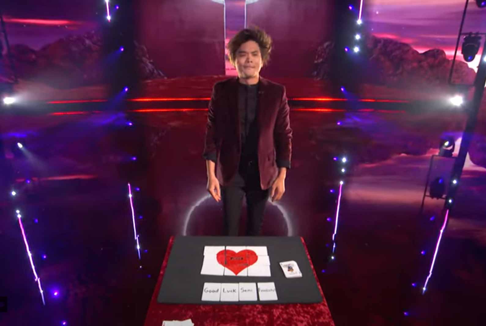 Shin Lim's Magic to 'Shape of My Heart' by Sting