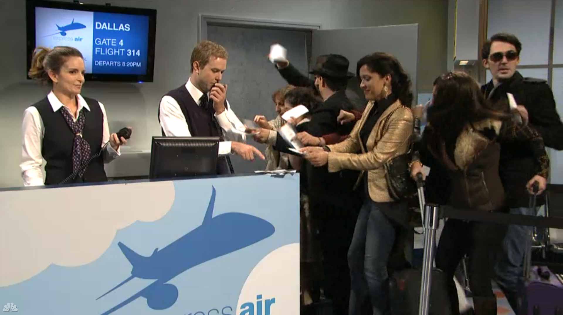 SNL: Airline Gate Agents (Comedy)