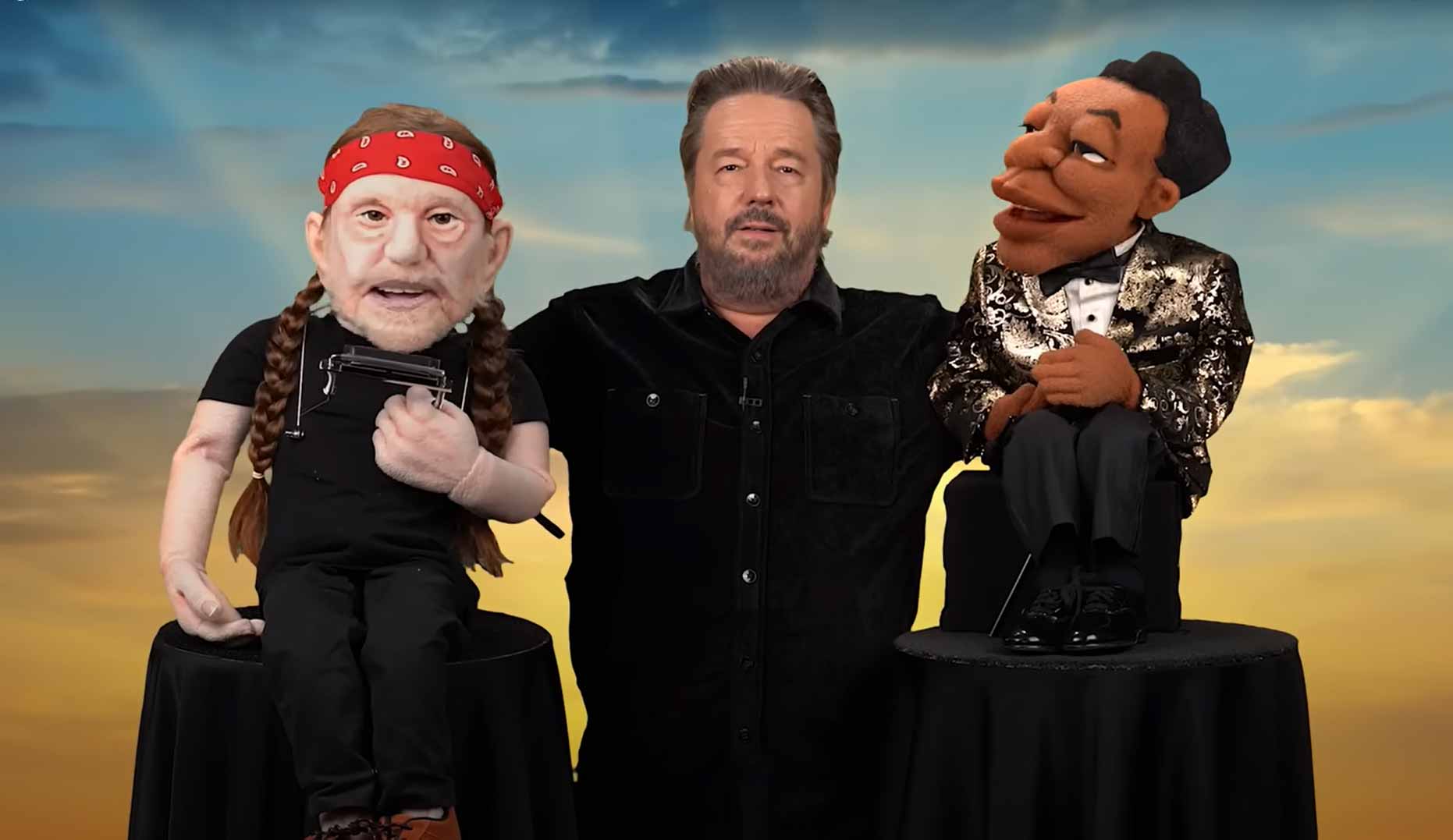 Terry Fator Duets 'Easy' with Willie Nelson and Julius Puppets