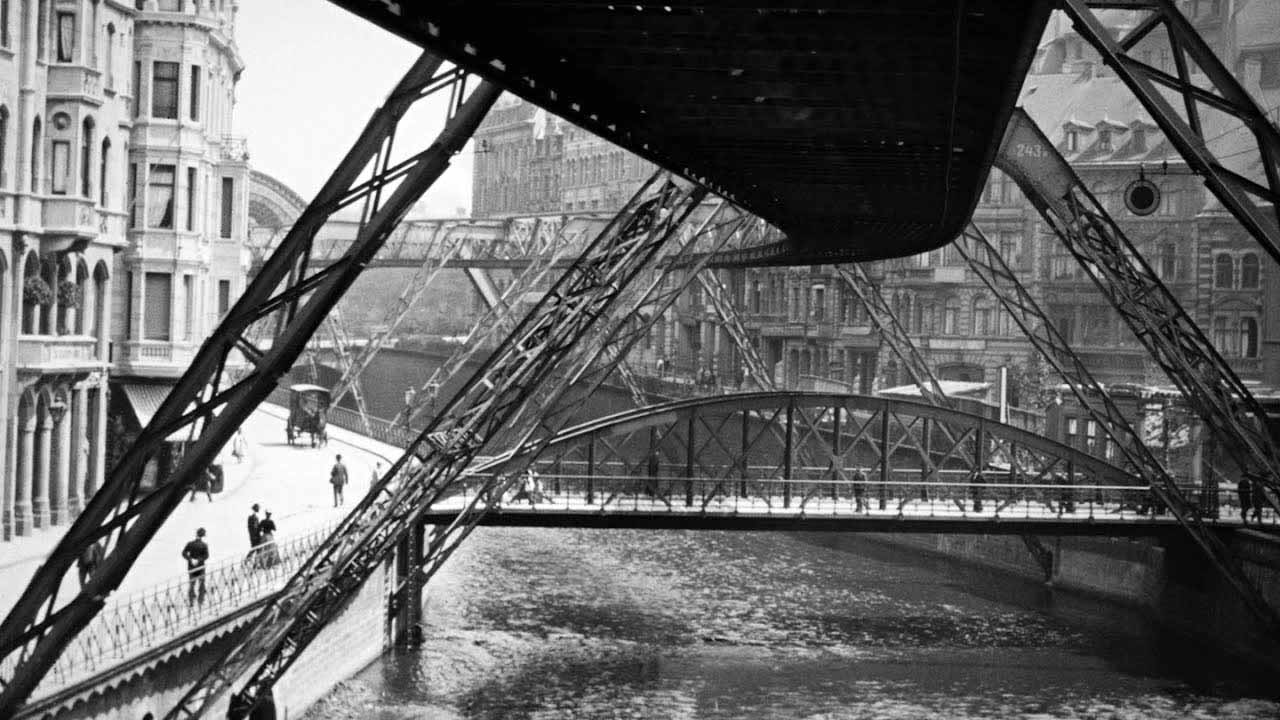 The Flying Train In Wuppertal Germany (1902)