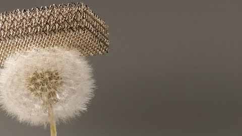 The Lightest Structural Material Ever Made: 'Microlattice'