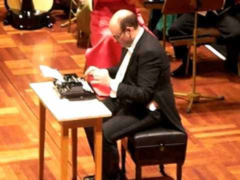 Concert For Orchestra And Typewriter
