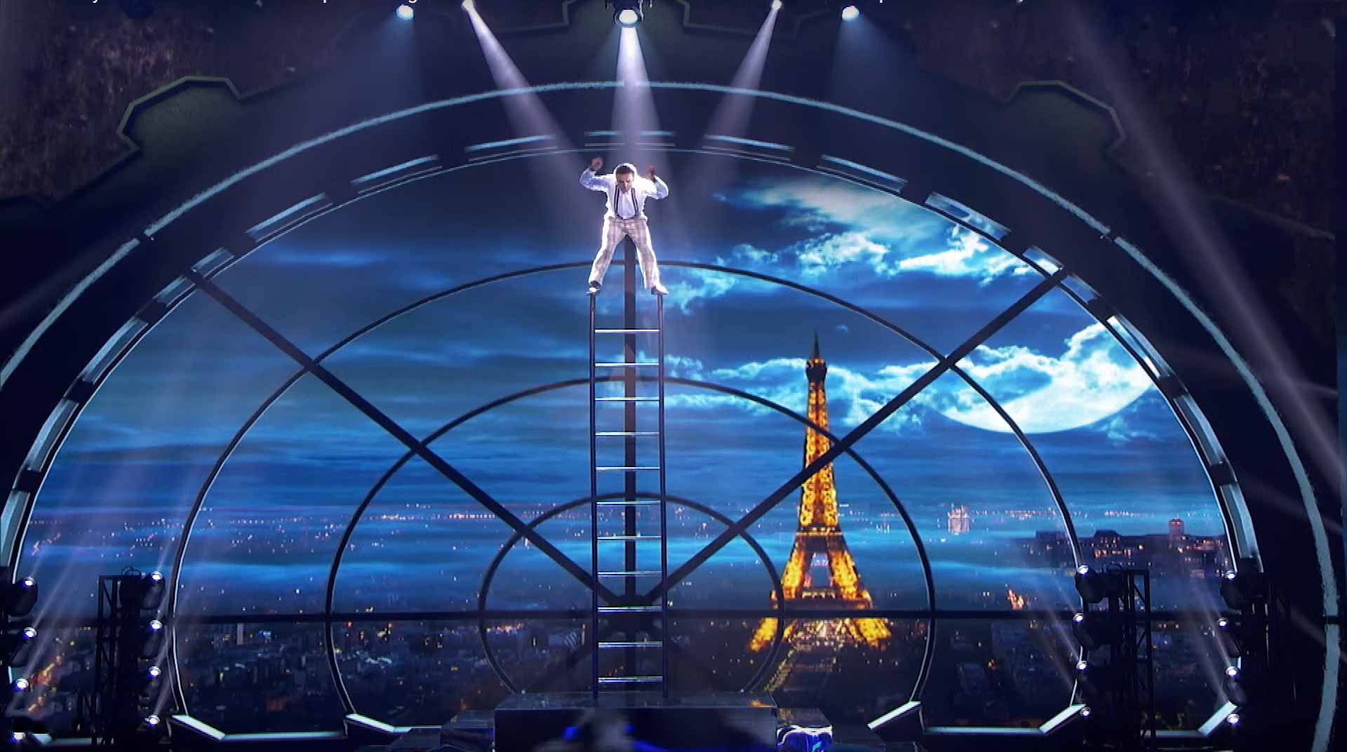 Uzeyer Novruzov - Tall Ladder Act - America's Got Talent 2019