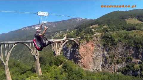 Zip Line Over The Tara River Canyon In Montenegro